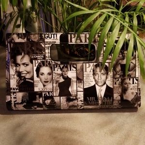 Bags | Hip Patentleather Handbag Paris Magazine Covers | Poshmark
